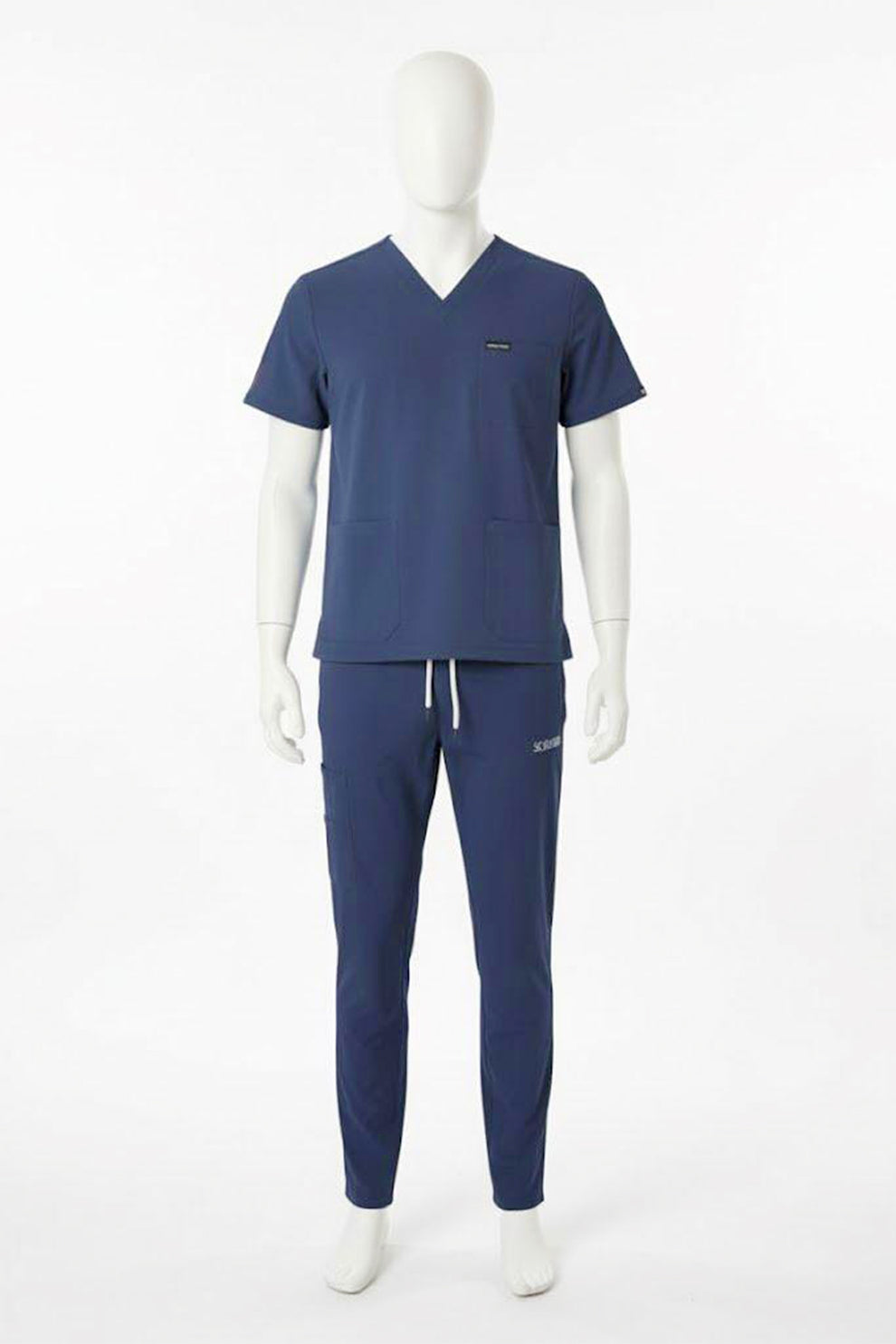 Navy Blue 5 Pocket Medical Scrub Set – Premium Healthcare Scrubs – Scrubd