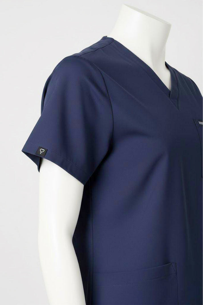Navy Blue 5 Pocket Medical Scrub Set – Premium Healthcare Scrubs – Scrubd